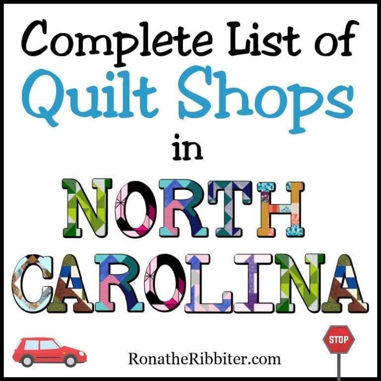 Complete List of 208 Quilt Shops in Texas | Rona the Ribbiter