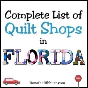 Complete list of 37 Quilt Shops in Georgia | Rona the Ribbiter