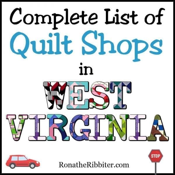 Complete list of 39 Quilt Shops in Georgia | Rona the Ribbiter