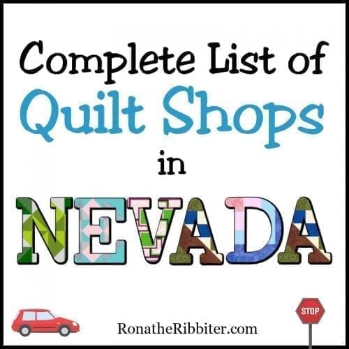 Complete list of 37 Quilt Shops in Georgia | Rona the Ribbiter
