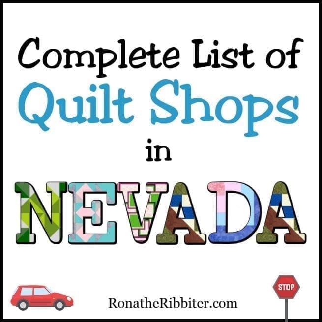 Complete list of 37 Quilt Shops in Georgia | Rona the Ribbiter