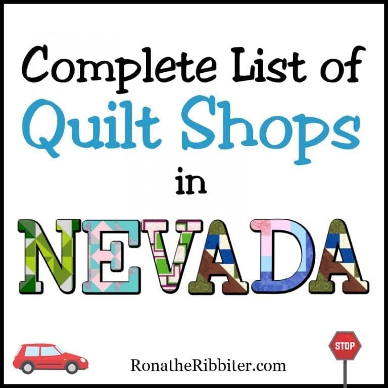 Complete list of 39 Quilt Shops in Georgia | Rona the Ribbiter