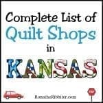 Complete list of 39 Quilt Shops in Georgia | Rona the Ribbiter