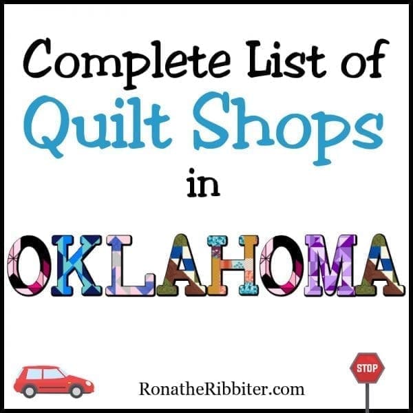 Complete list of 39 Quilt Shops in Georgia | Rona the Ribbiter