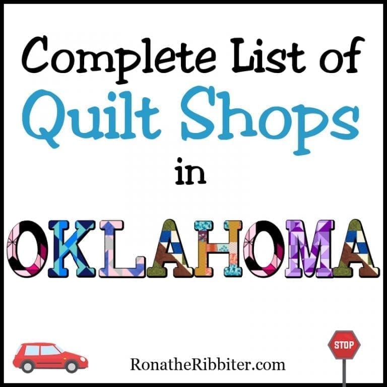 Complete List of 87 Quilt Shops in Minnesota | Rona the Ribbiter