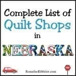 Complete list of 39 Quilt Shops in Georgia | Rona the Ribbiter