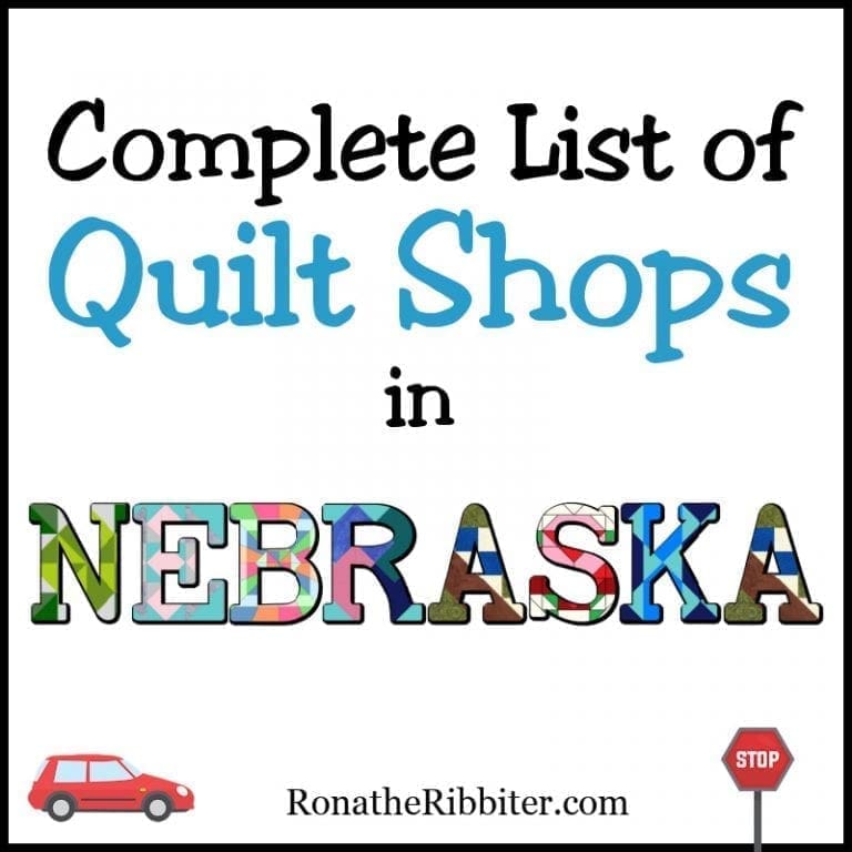 Complete List of 112 Quilt Shops in Wisconsin | Rona the Ribbiter