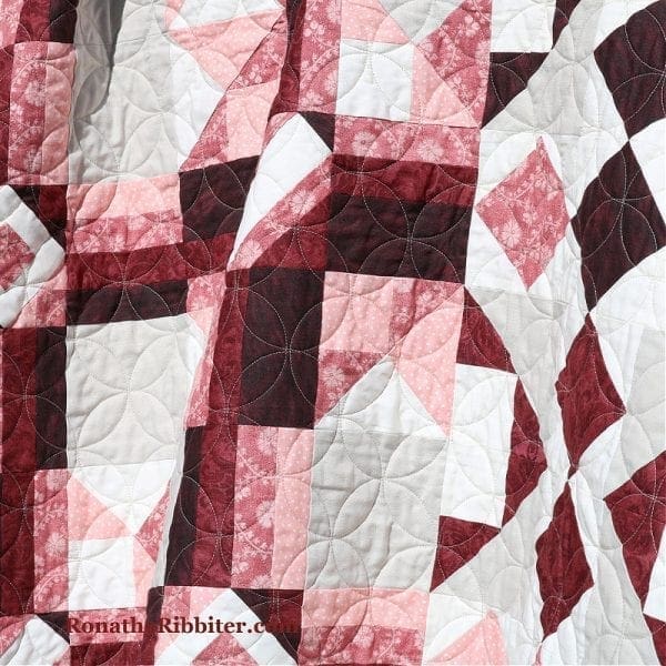 Rose Window Quilt Pattern | Rona the Ribbiter