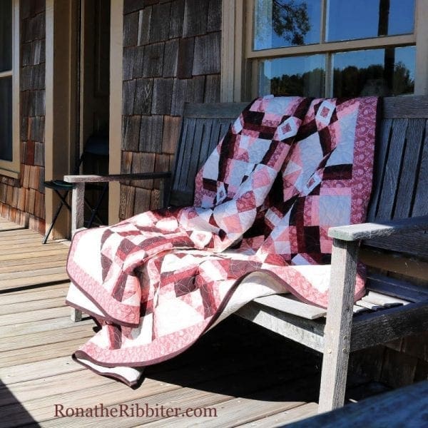 Rose Window Quilt Pattern | Rona the Ribbiter