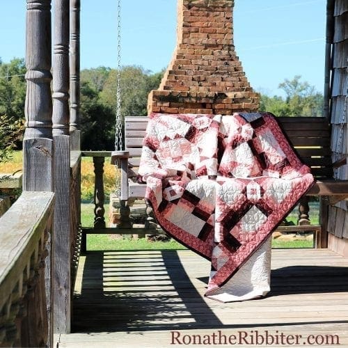 Rose Window Quilt Pattern | Rona the Ribbiter