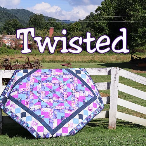 Twisted Quilt Pattern | Rona the Ribbiter