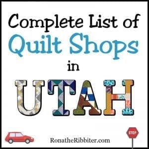 Complete list of 39 Quilt Shops in Georgia | Rona the Ribbiter