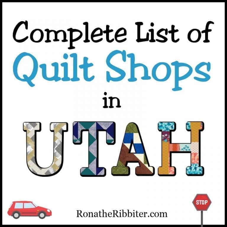 Complete list of 39 Quilt Shops in Georgia | Rona the Ribbiter