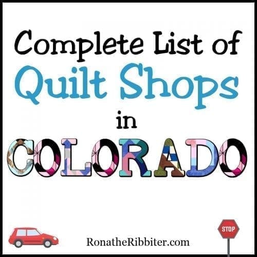 Complete list of 39 Quilt Shops in Georgia | Rona the Ribbiter
