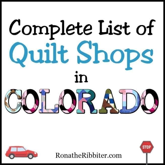 Complete list of 39 Quilt Shops in Georgia | Rona the Ribbiter