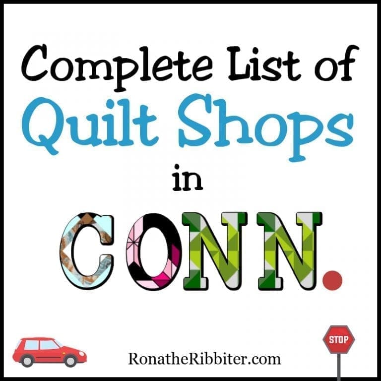 Complete List of 113 Quilt Shops in Wisconsin | Rona the Ribbiter