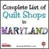 Complete list of 37 Quilt Shops in Georgia | Rona the Ribbiter