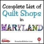 Complete List of 113 Quilt Shops in Wisconsin | Rona the Ribbiter