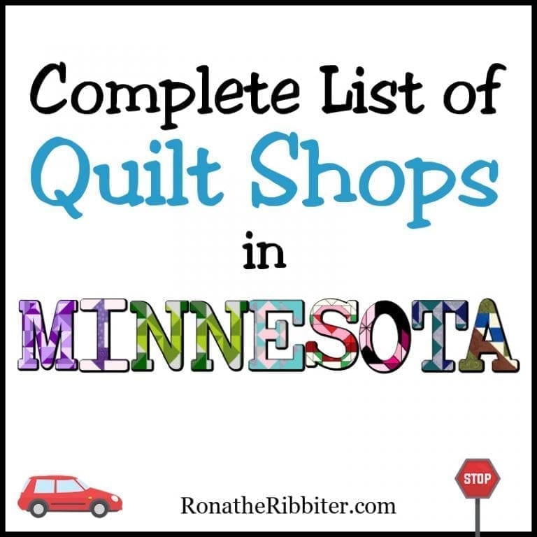 Complete list of 39 Quilt Shops in Georgia | Rona the Ribbiter