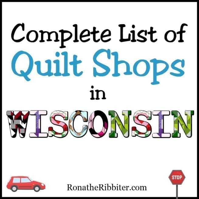 Complete List of 24 Quilt Shops in Maryland | Rona the Ribbiter