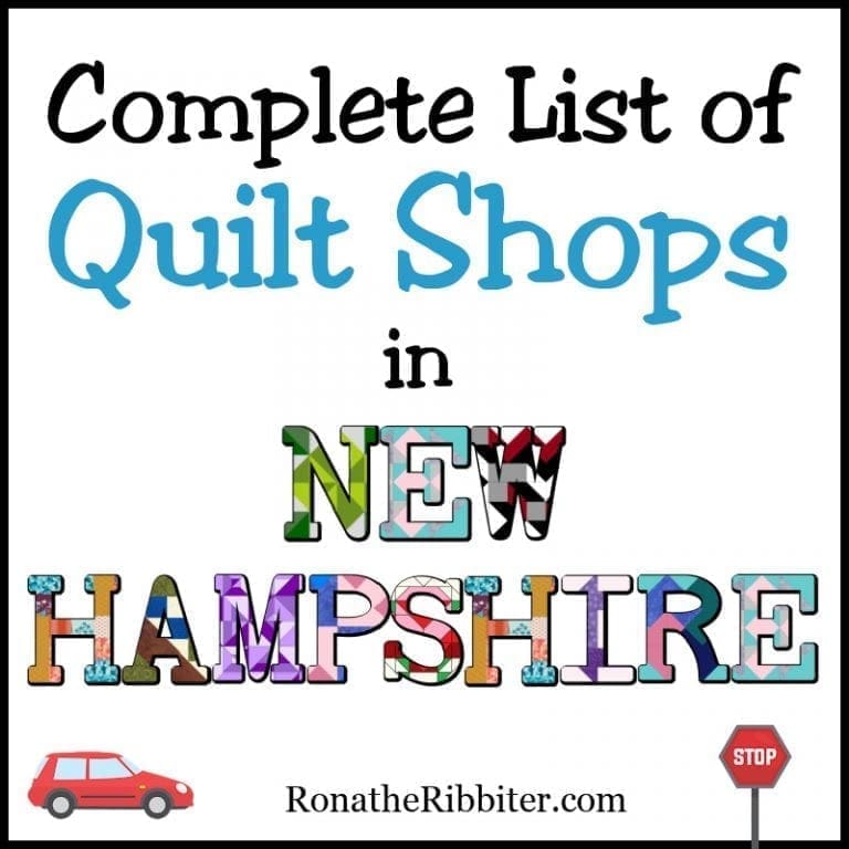 Complete List of 88 Quilt Shops in Minnesota | Rona the Ribbiter