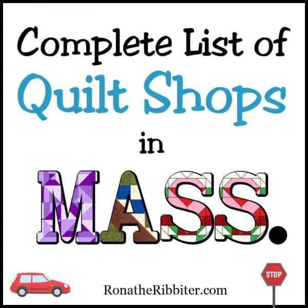 Complete List of 112 Quilt Shops in Wisconsin | Rona the Ribbiter
