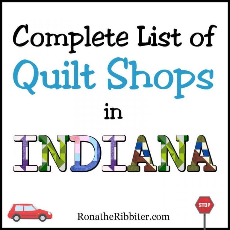 Complete list of 37 Quilt Shops in Georgia | Rona the Ribbiter