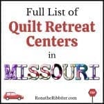 Complete List of 122 Quilt Shops in Michigan | Rona the Ribbiter