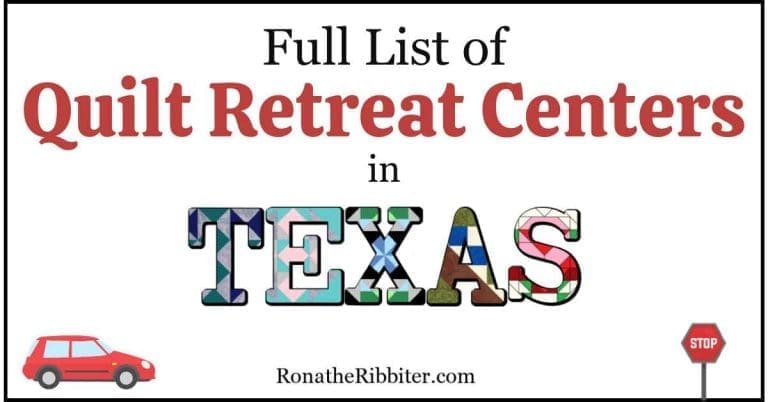 Complete List of 209 Quilt Shops in Texas | Rona the Ribbiter
